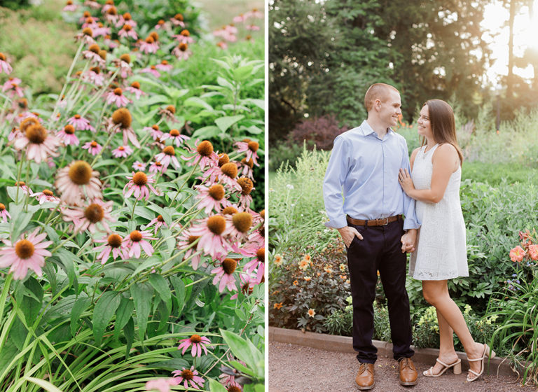 Summer Princeton University Garden Engagement | Alexa Lynn Photography ...