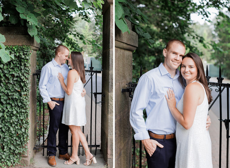 Summer Princeton University Garden Engagement | Alexa Lynn Photography ...