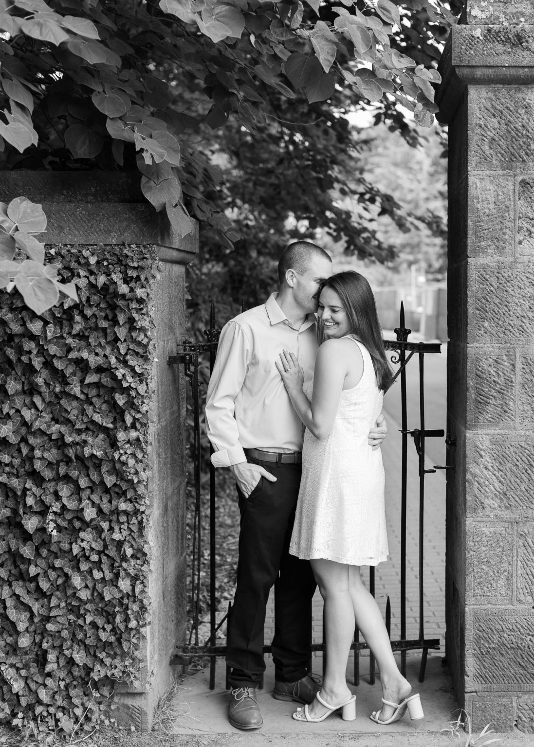 Summer Princeton University Garden Engagement | Alexa Lynn Photography ...