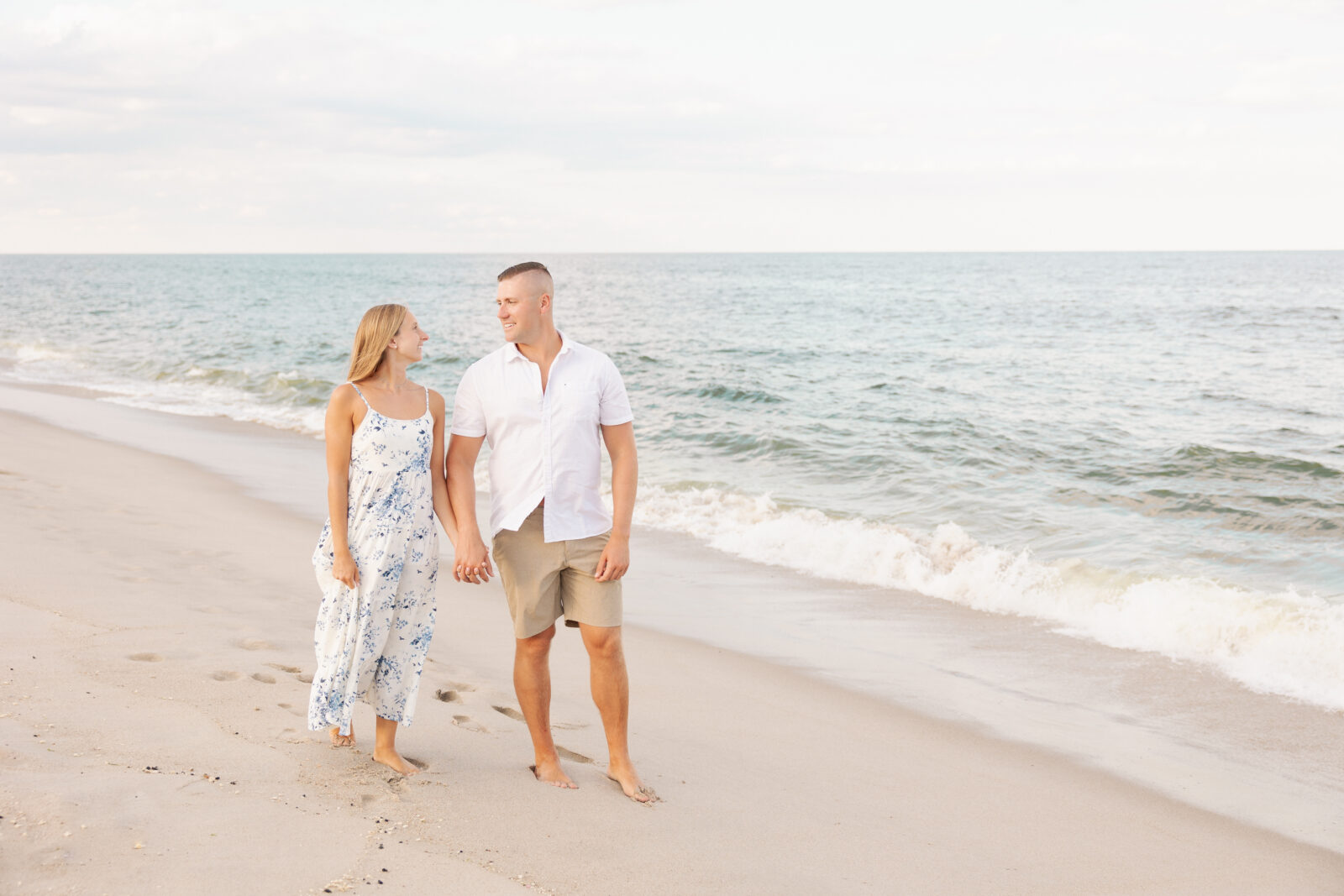 Bay Head Beach Sunset Engagement