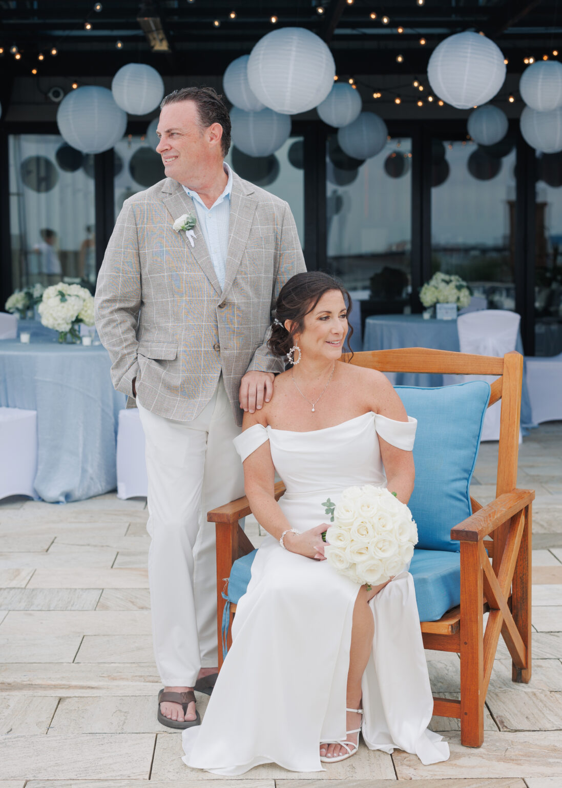 Nautical Beach Wedding at Avenue in Long Branch